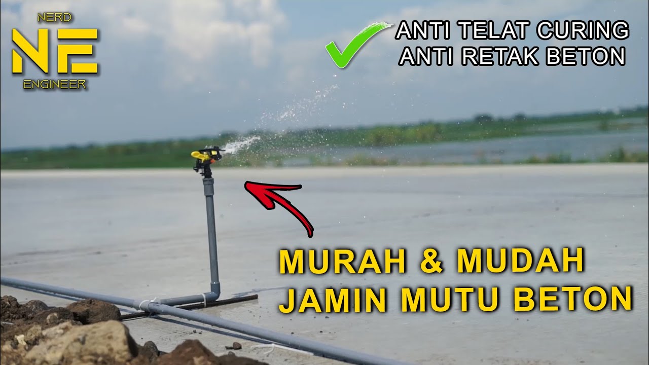 BETON ANTI RETAK. Inovasi Automatic Curing Concrete Tol Semarang Demak ...