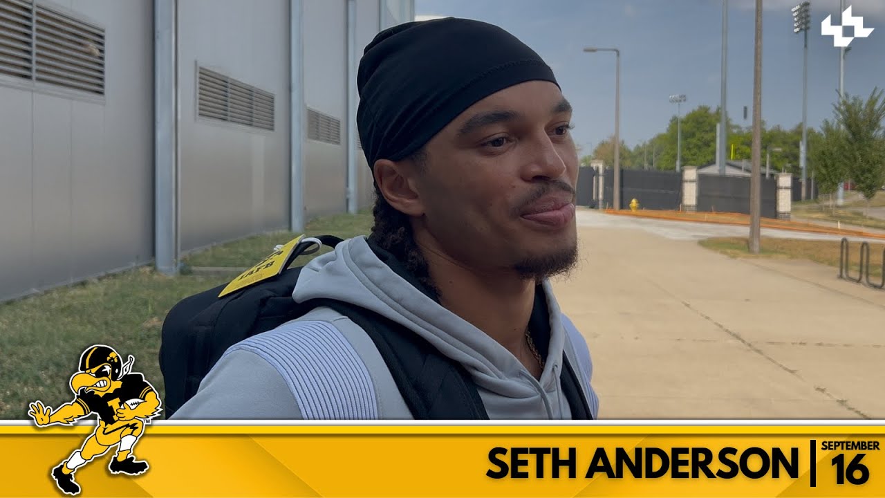 Seth Anderson | Iowa Football | Sep. 16 - YouTube