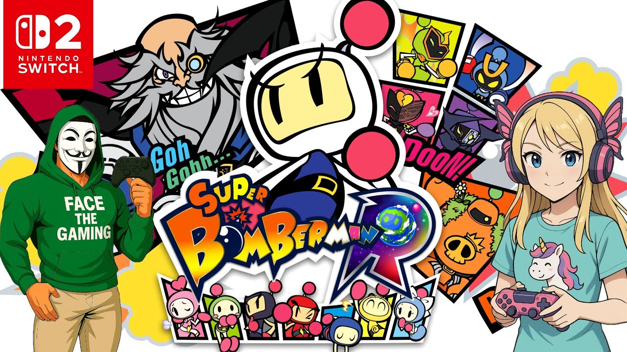 Super Bomberman R - 2 Player Story Mode (Nintendo Switch 2 Gameplay ...