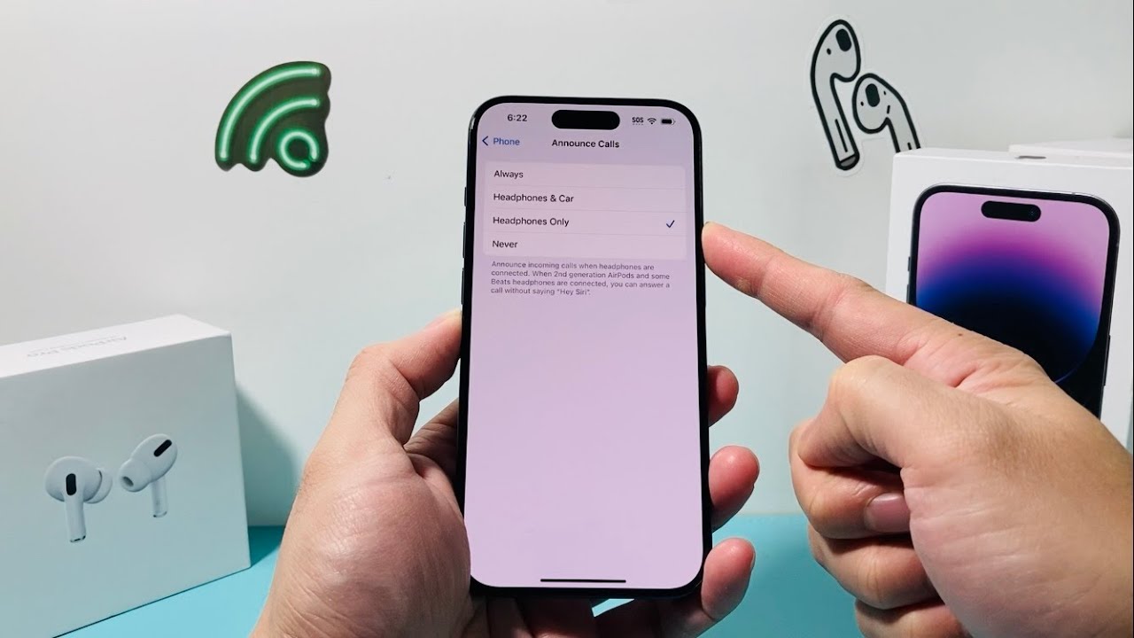 How to Turn On Announce Calls on iPhone - YouTube