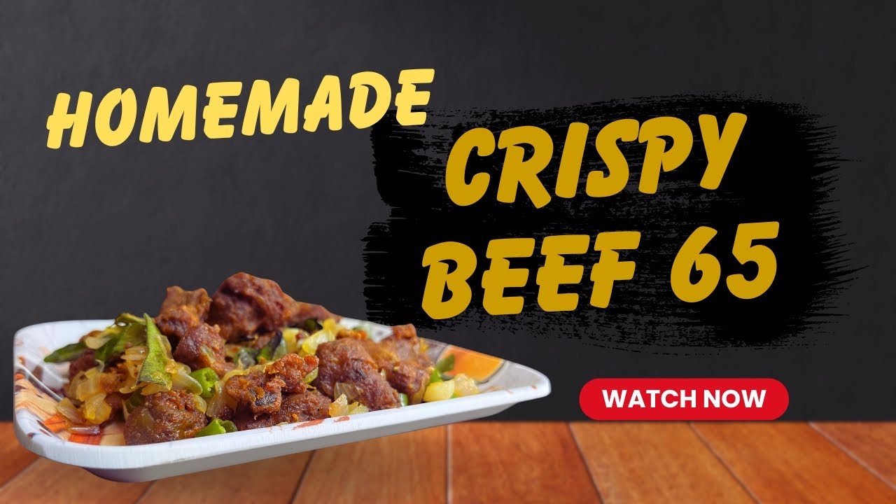 “Made Beef 65 with @VillageCookingChannel 's Style! | Crispy & Spicy ...