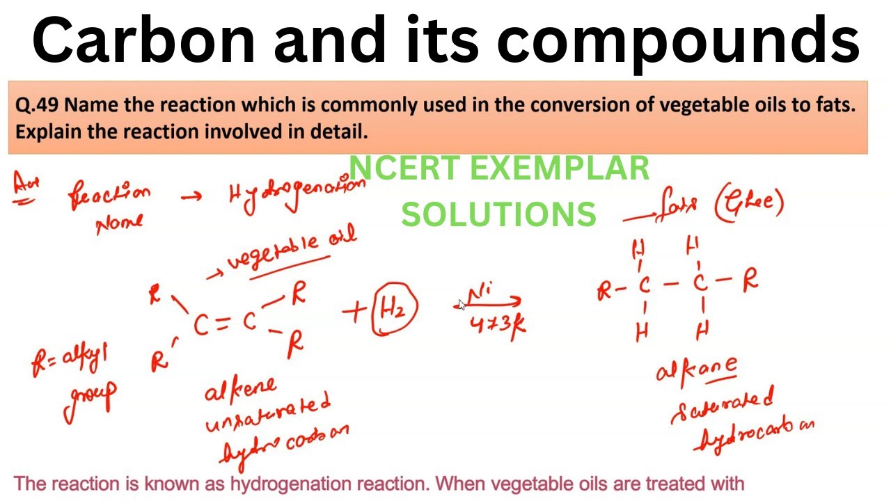 Name The Reaction Which Is Commonly Used In The Conversion Of Vegetable Name The Reaction Which Is Commonly Used In The Conversion Of Vegetable