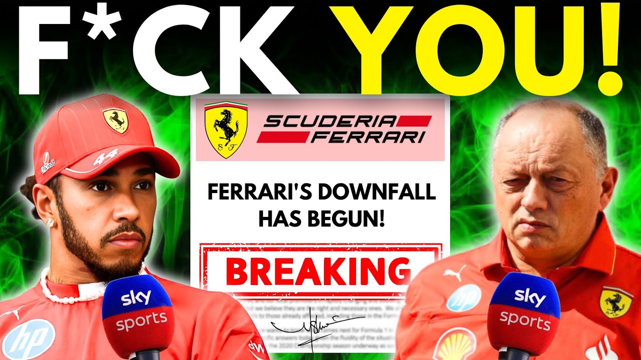 HUGE TENSION At Ferrari After Hamilton's CRAZY STRATEGY To DESTROY His ...