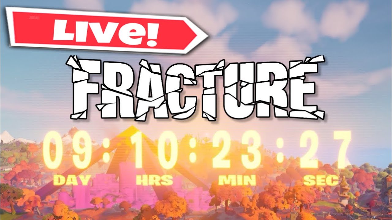 24/7🔴LIVE UNTIL THE FRACTURE EVENT INGAME STARTS! Event #Countdown ...