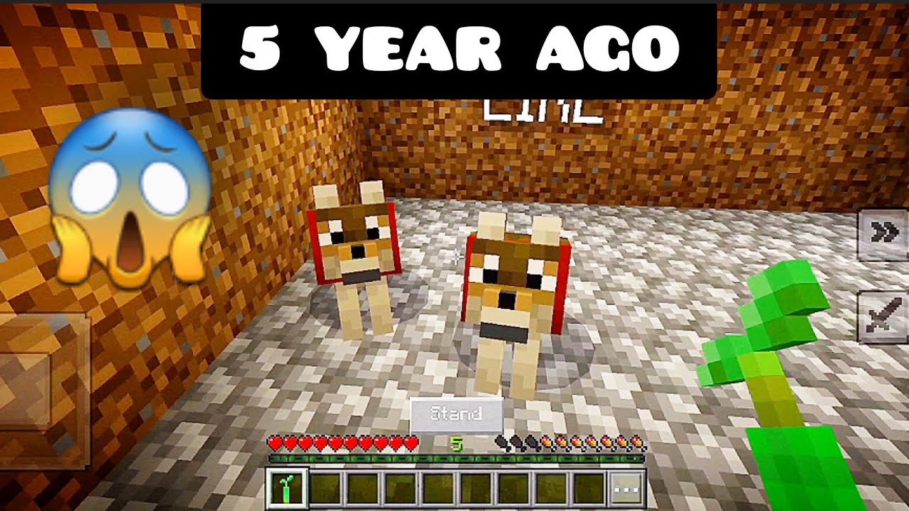 VISITING MY 5 YEARS OLD WORLD IN MINECRAFT 😱 - YouTube