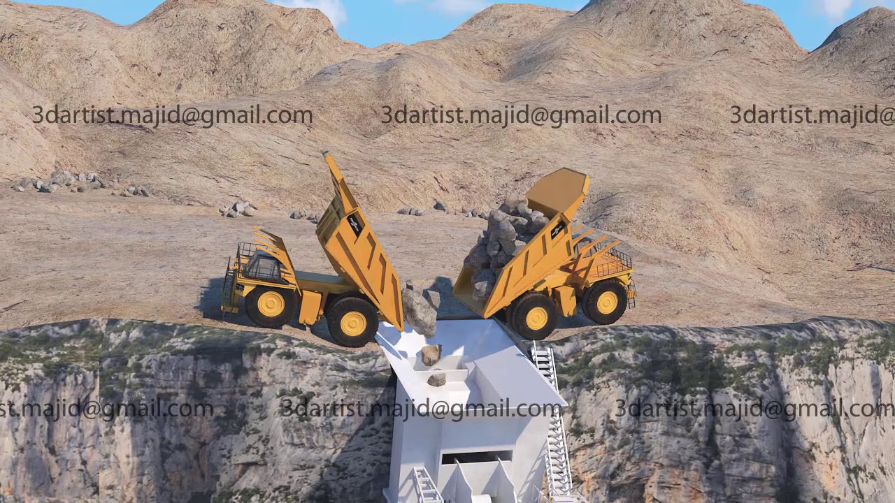 Mining Diamond 3d Animation - YouTube