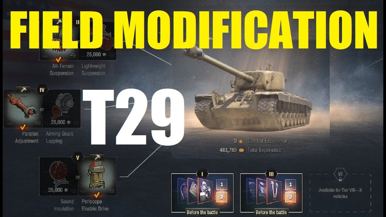 T29 ~ WoT ~ 🏞️ Field Modification ~ ⭐⭐⭐ Marks of Excellence Game ...