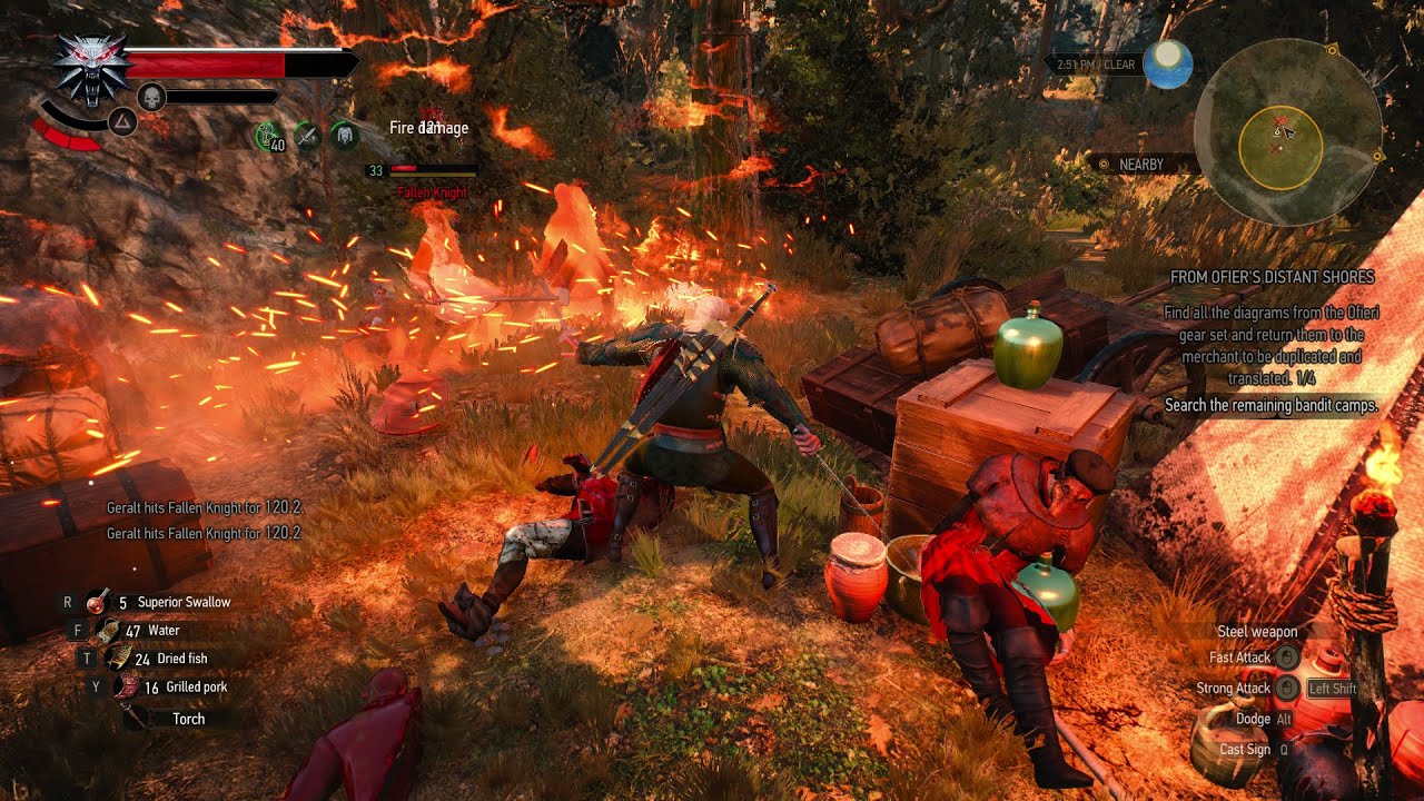 The Witcher 3, Fallen Knights - YouTube