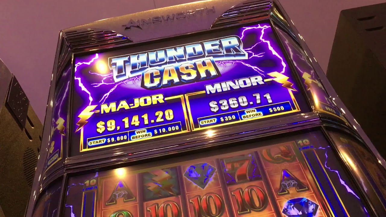 $50 Live Play Thunder Cash Handpay - YouTube