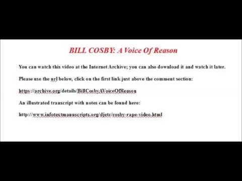 BILL COSBY: A Voice Of Reason - YouTube
