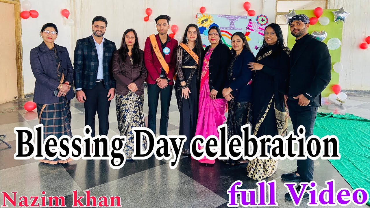 Blessing Day celebration 2K24 .#kaushalyaworldschooldadri #farwell # ...