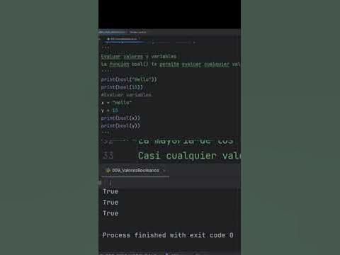 Booleanos en Python - YouTube