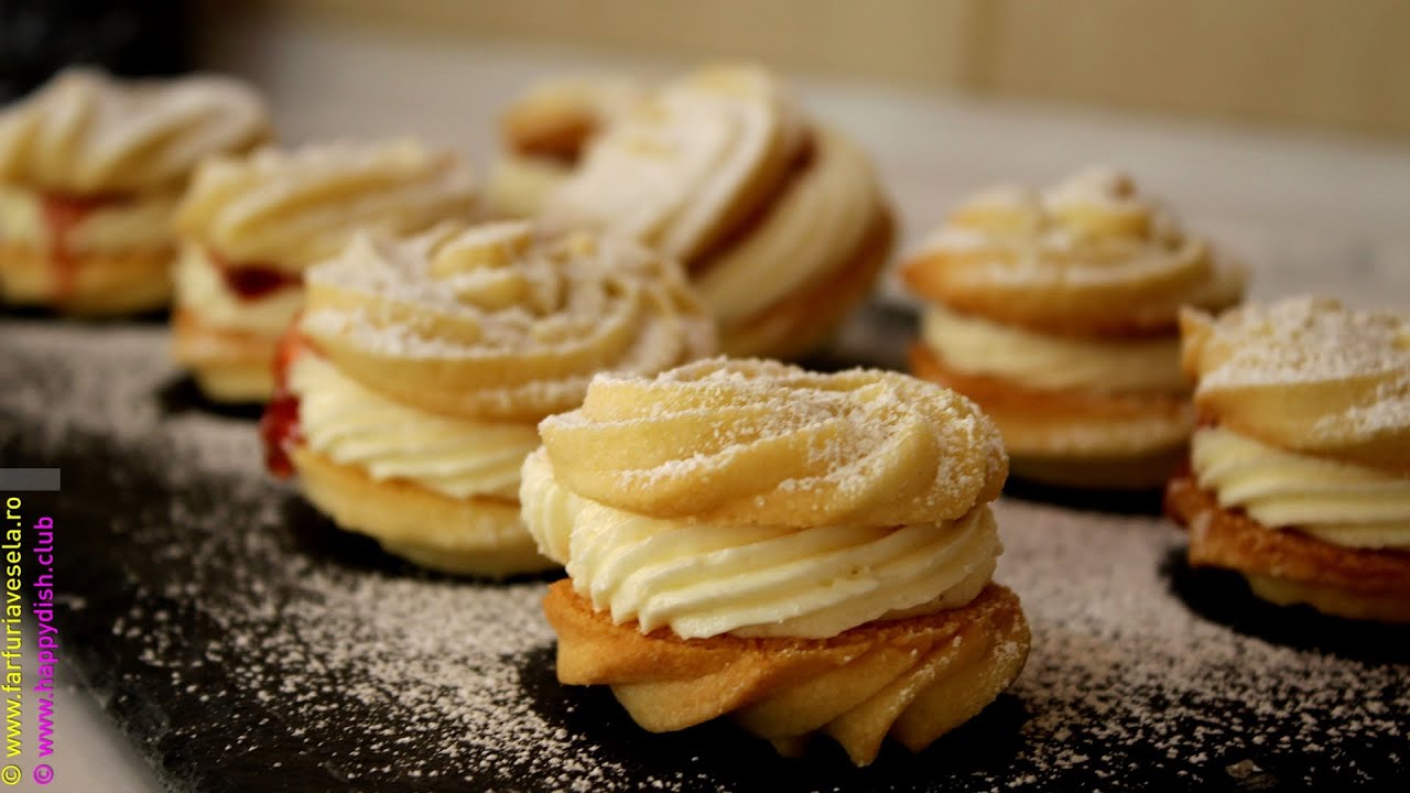 Viennese whirl biscuits | Dana_TV - YouTube