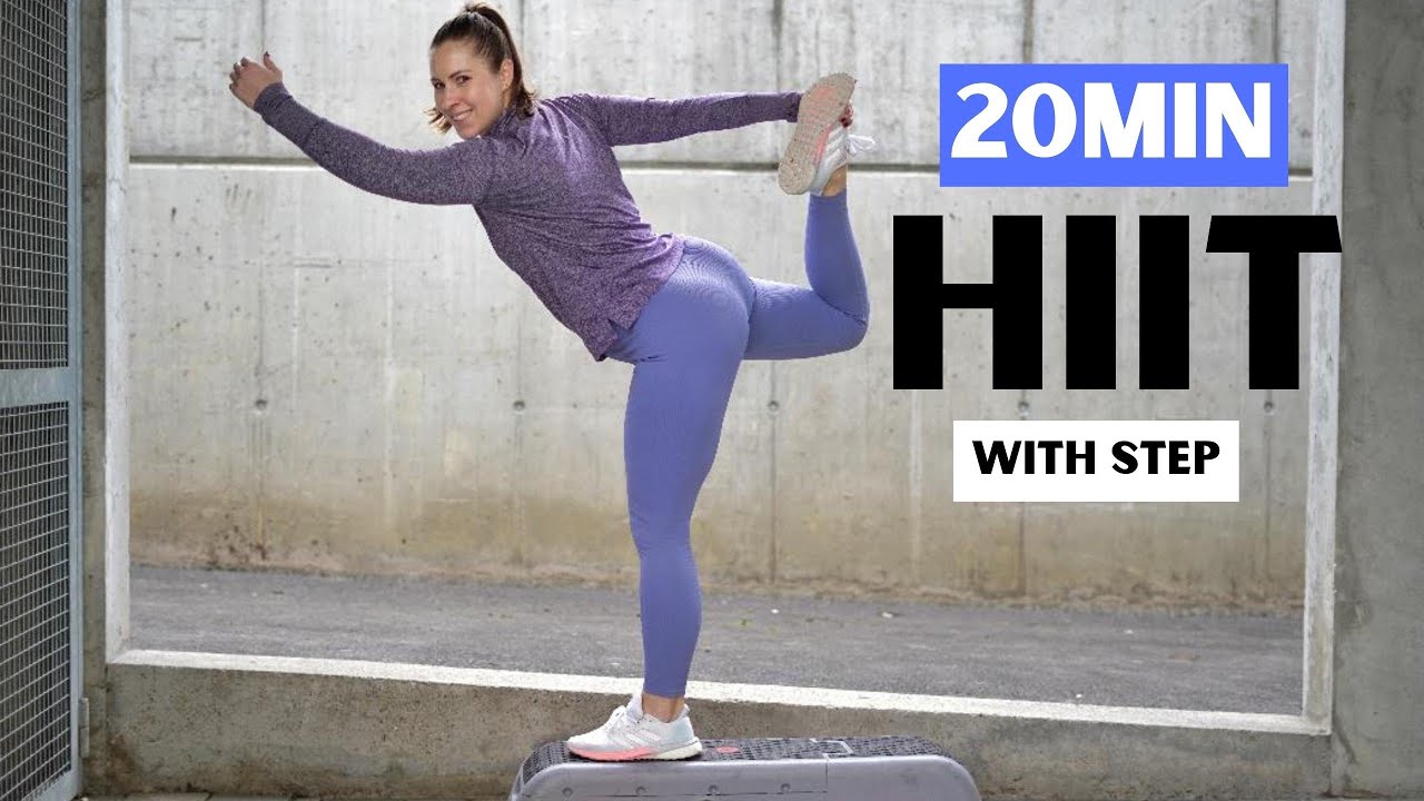 17MIN HIIT STEP WORKOUT / WARM UP / LEGS WORKOUT INCLUDED - YouTube