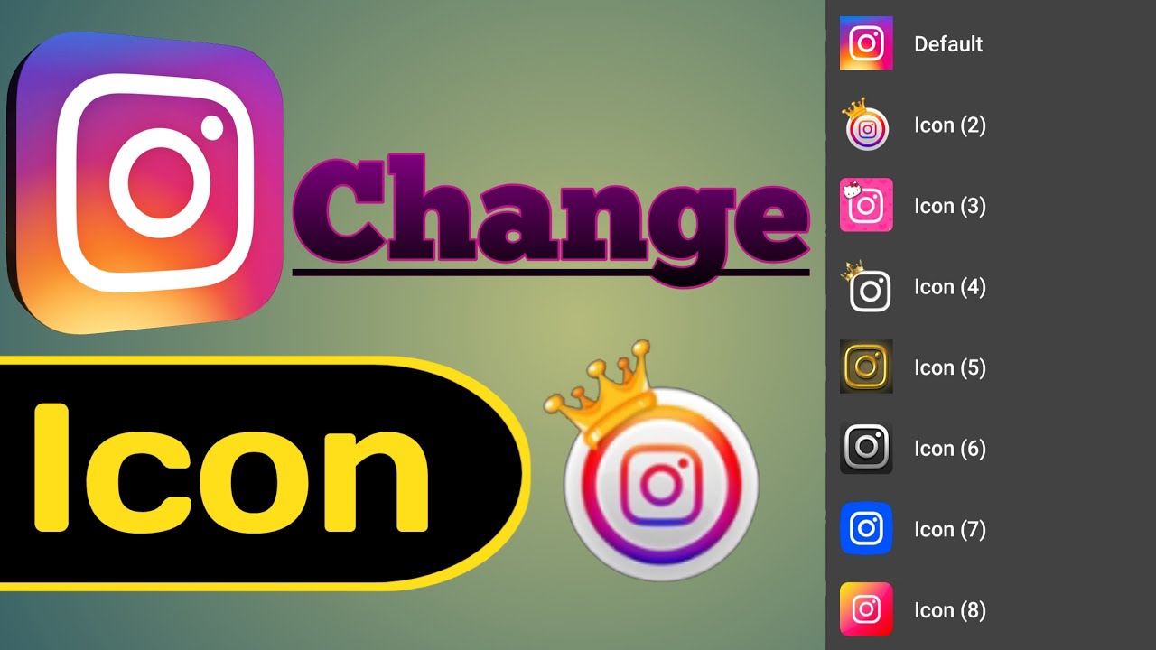 Change Instagram Icon || How to Change Insta Icon || Insta Pro - YouTube