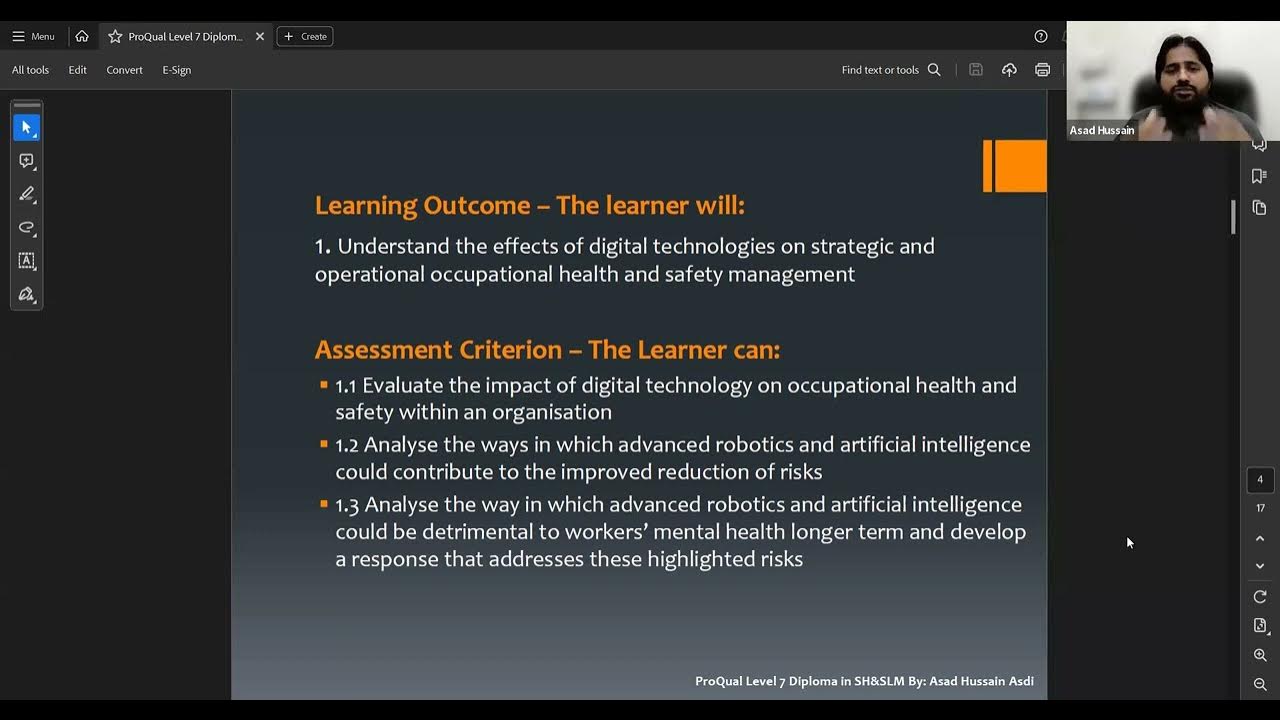 Lecture Unit 3 Digital Technologies Incident Investigation ProQual Level 7 Diploma in SH&SLM ...