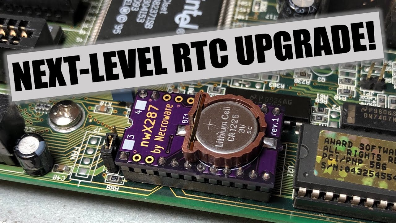 Next-level RTC module Upgrade! Replacing the Dallas DS12887 - YouTube
