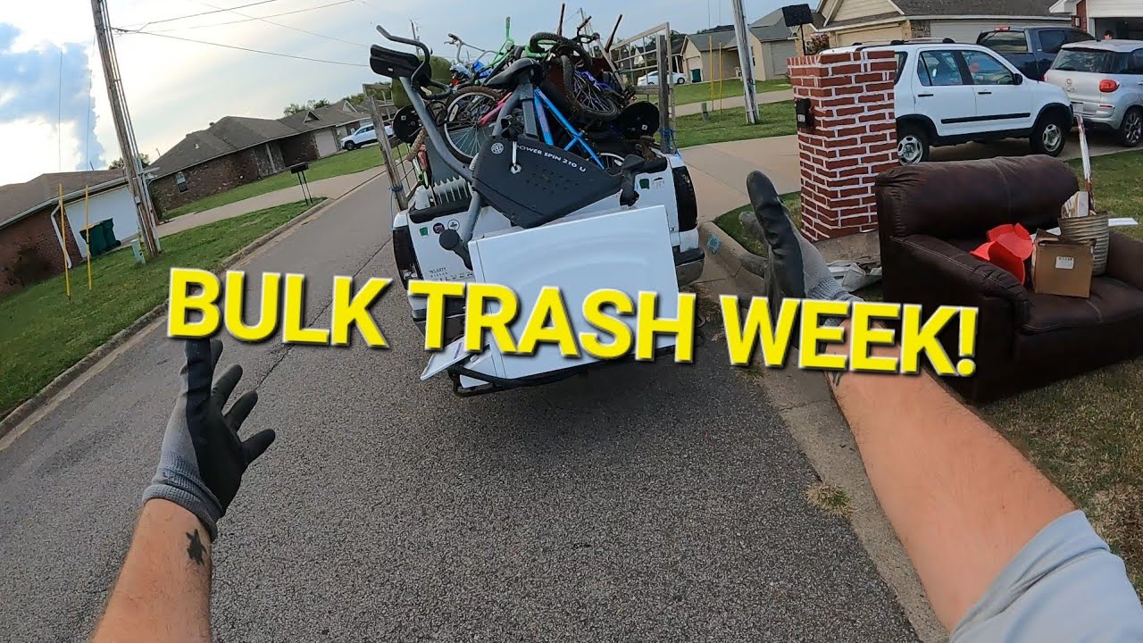 Bulk Trash Week!- Karen's, Scrap, and Treasures! - YouTube