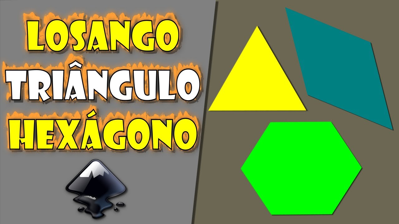 Criar FIGURAS GEOMÉTRICAS no Inkscape - Triângulo, Losango, Pentágono ...