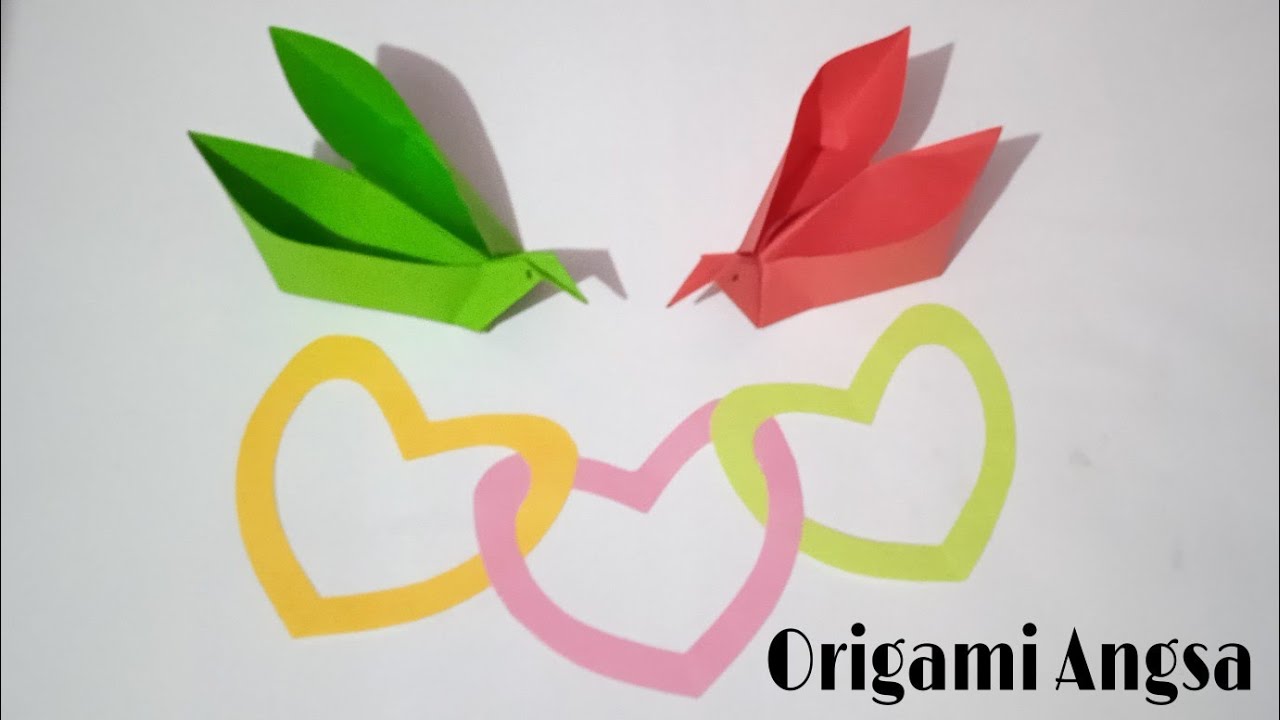 Cara Membuat Origami Angsa, DIY Origami Angsa - YouTube