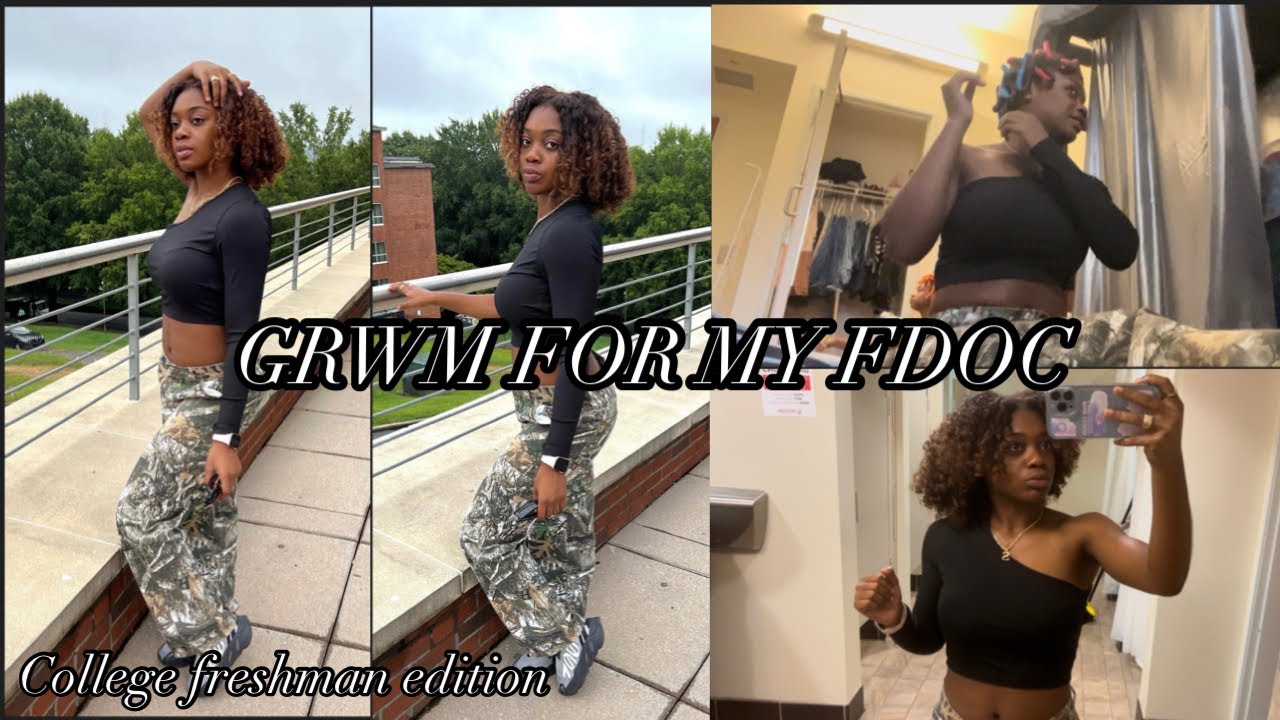 GRWM for my FDOC as a college freshman!! - YouTube
