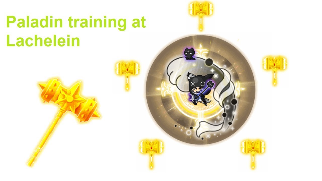Maplestory - Reboot Paladin training at Lachelein - YouTube