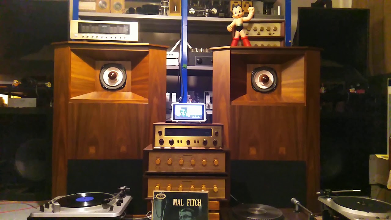 Lowther PM4A Opus 1B & Fisher 100T Test 1 - YouTube