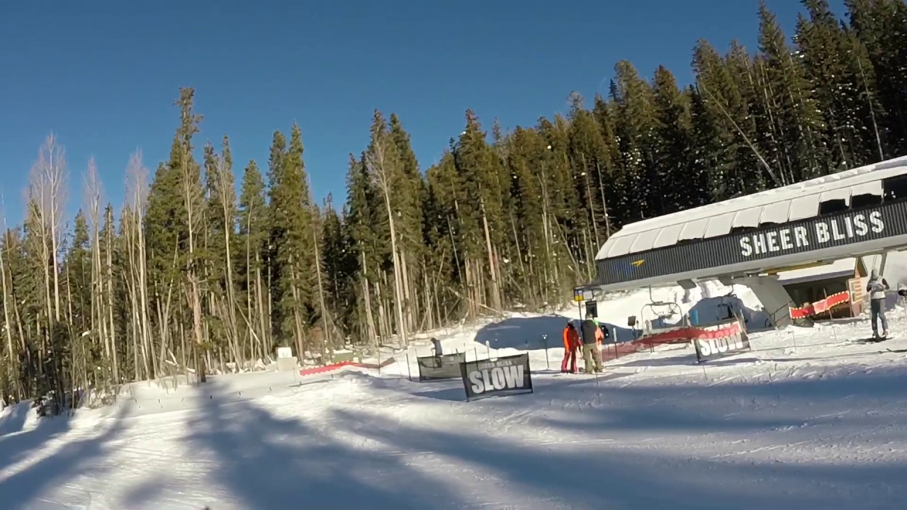 Snowmass ski resort run - YouTube