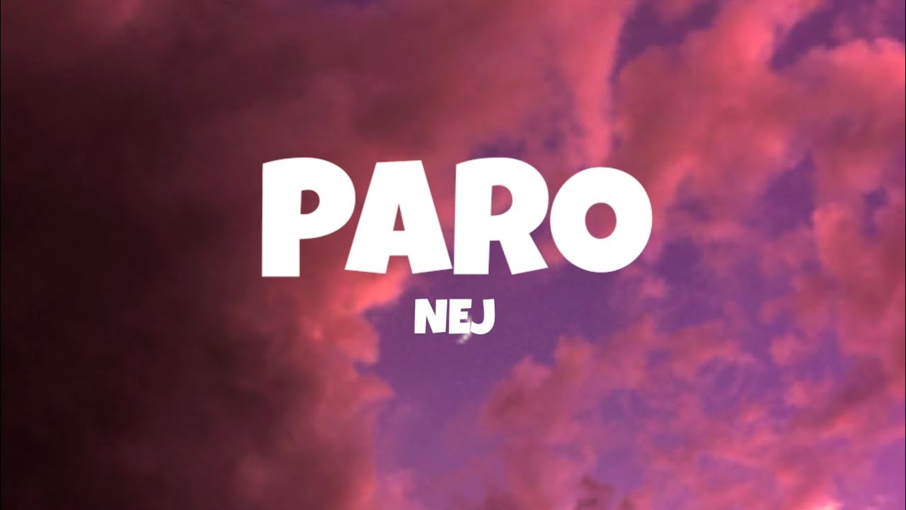 Nej - Paro (Lyrics) allo allo tik tok song - YouTube