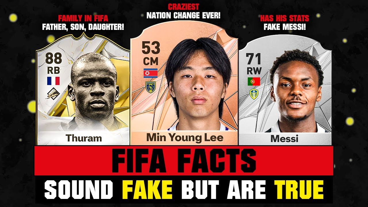 FIFA FACTS That Sound FAKE But Are TRUE! 😵😲 - YouTube