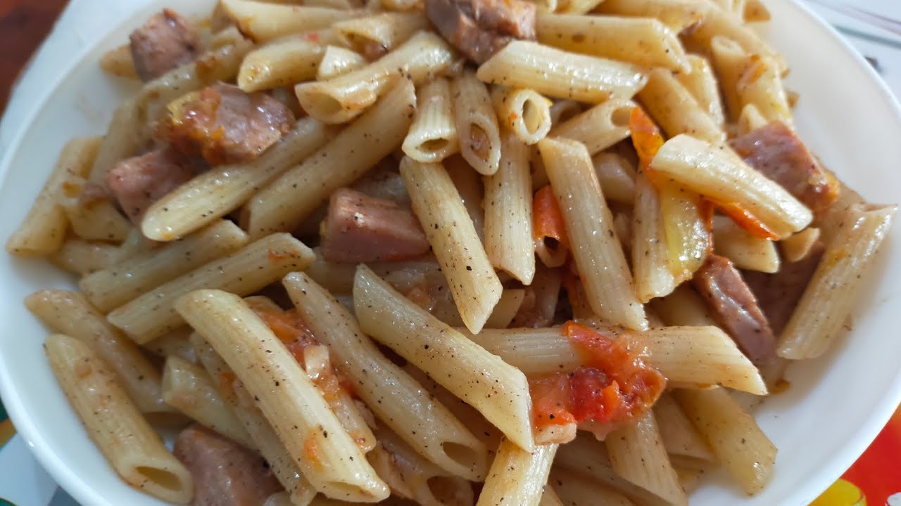 TUNA PENNE PASTA IN TOMATOES - YouTube