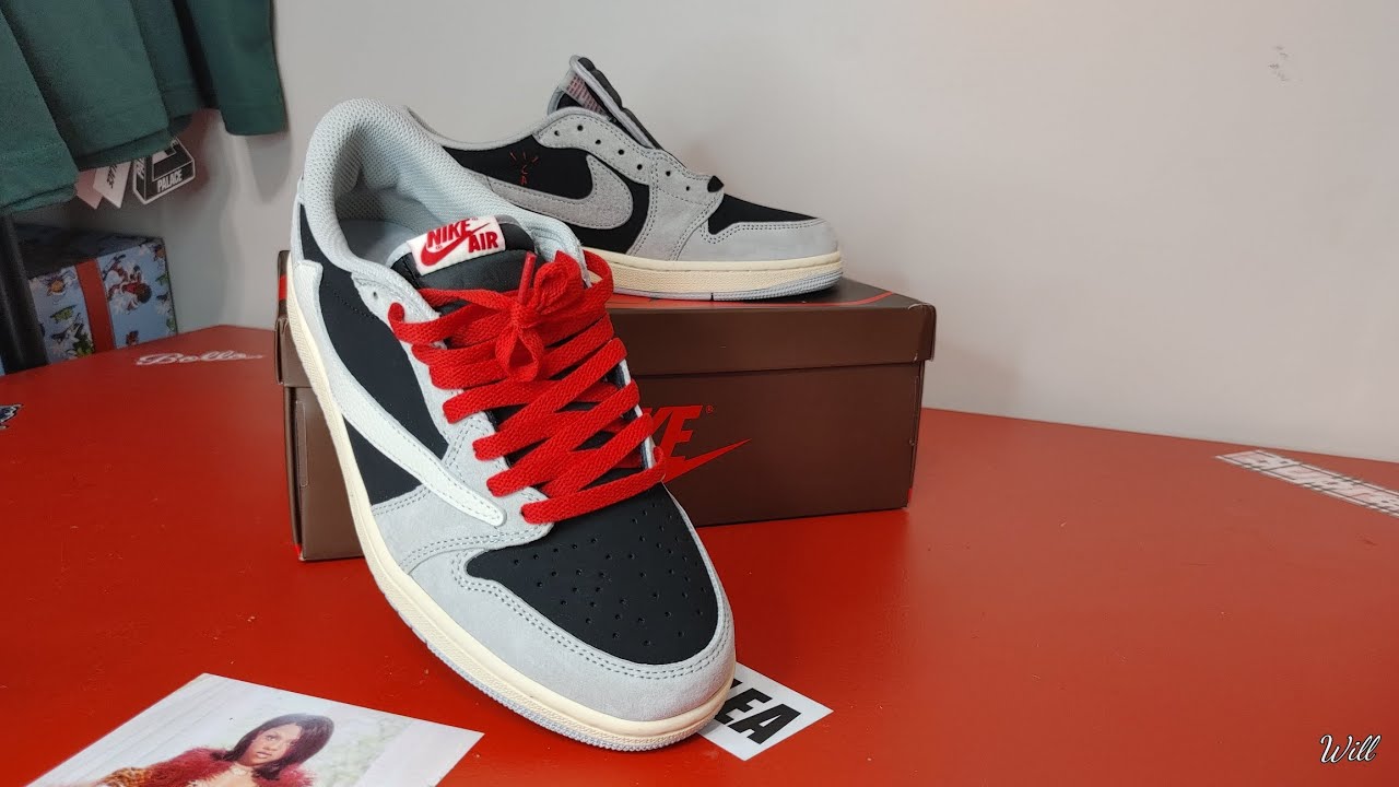 Air Jordan 1 low Travis Scott Shadow Grey Review from Nownowfashion ...