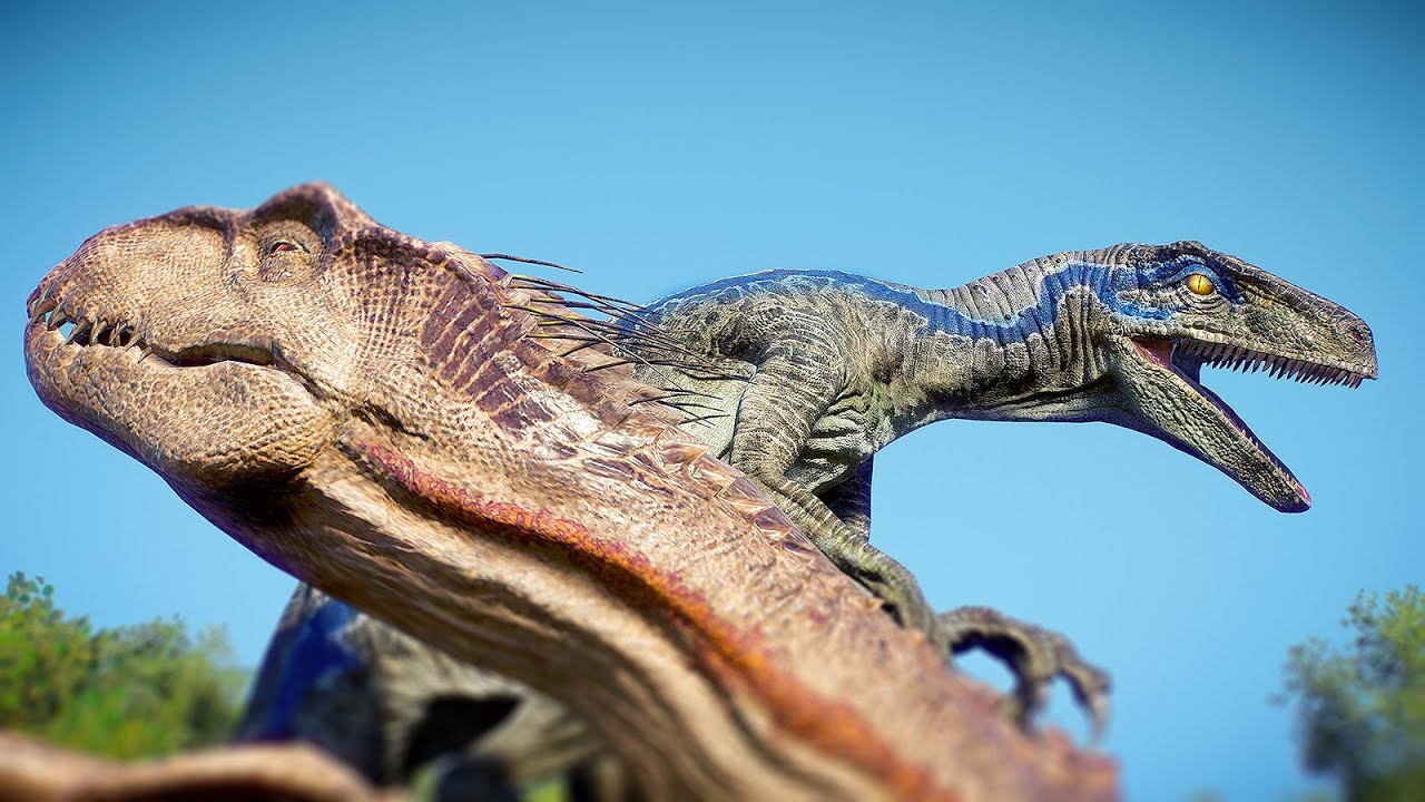 INDORAPTOR vs BLUE vs INDOMINUS REX Jurassic World Evolution 2 - YouTube