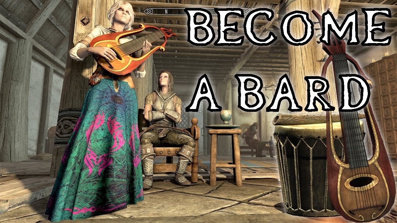 Skyrim Mod - Become a Bard - YouTube