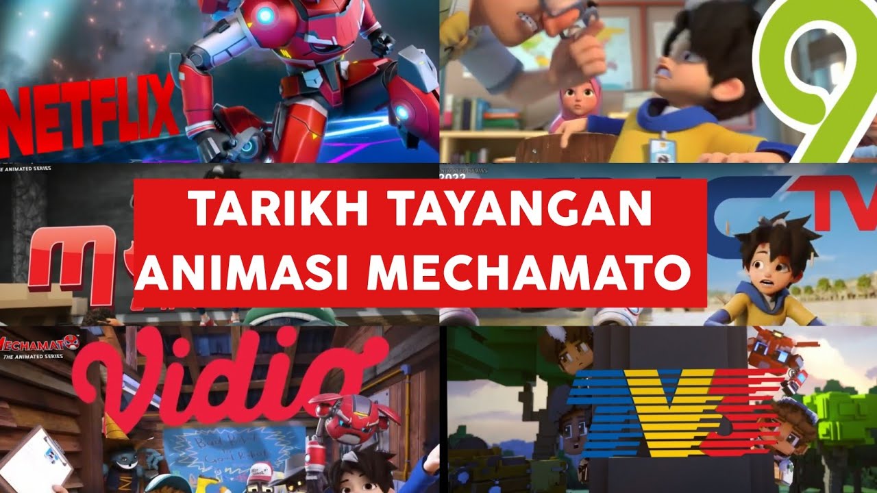 Tarikh Tayangan Siri Animasi Mechamato di TV dan platform Streaming ...