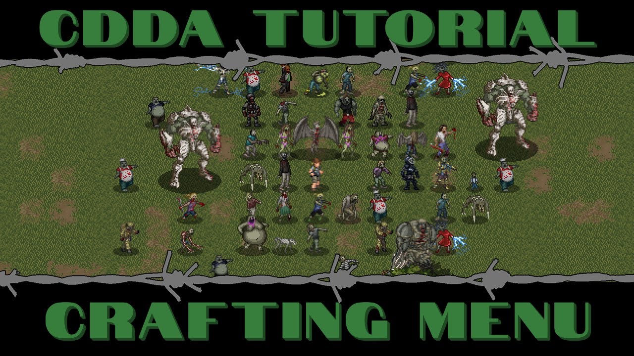 CDDA Tutorial - Crafting Menu - YouTube