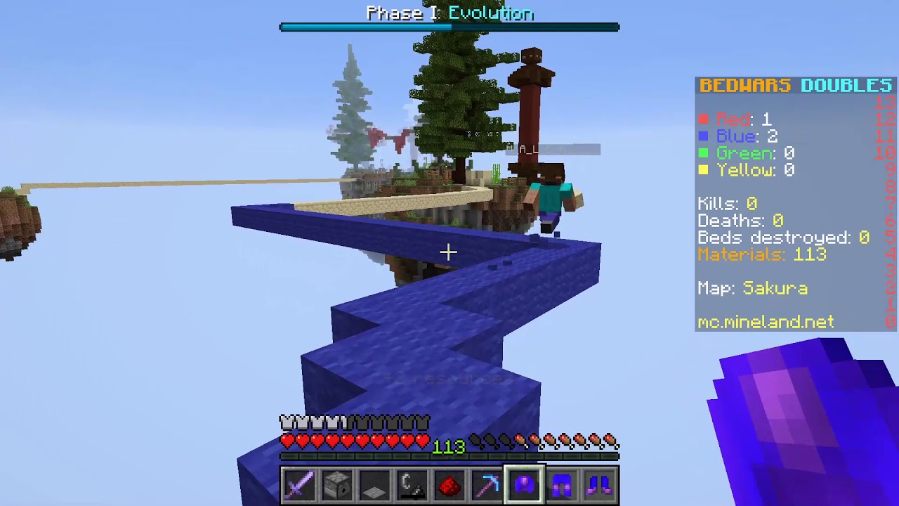 how to play bedwars in MC 1.16.1 (java edition) - YouTube