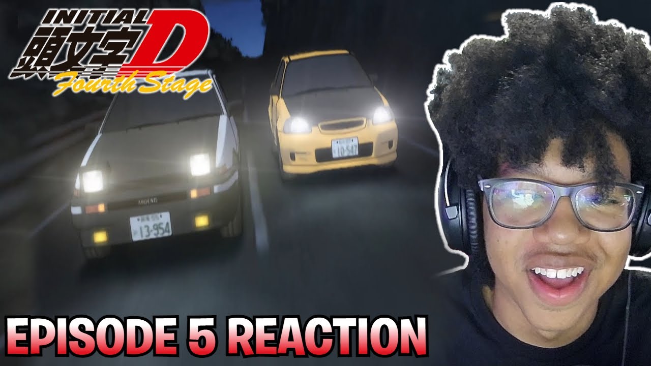 TAKUMI VS A PRO RACER!! | Initial D Fourth Stage Episode 5 Reaction ...