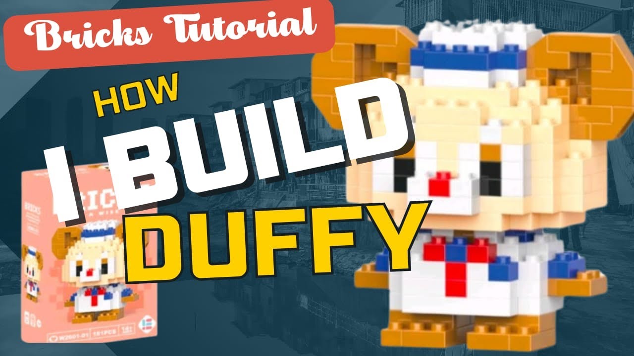 HOW I BUILD DUFFY LEGO MINI BRICKS TUTORIAL (Bahasa) - YouTube