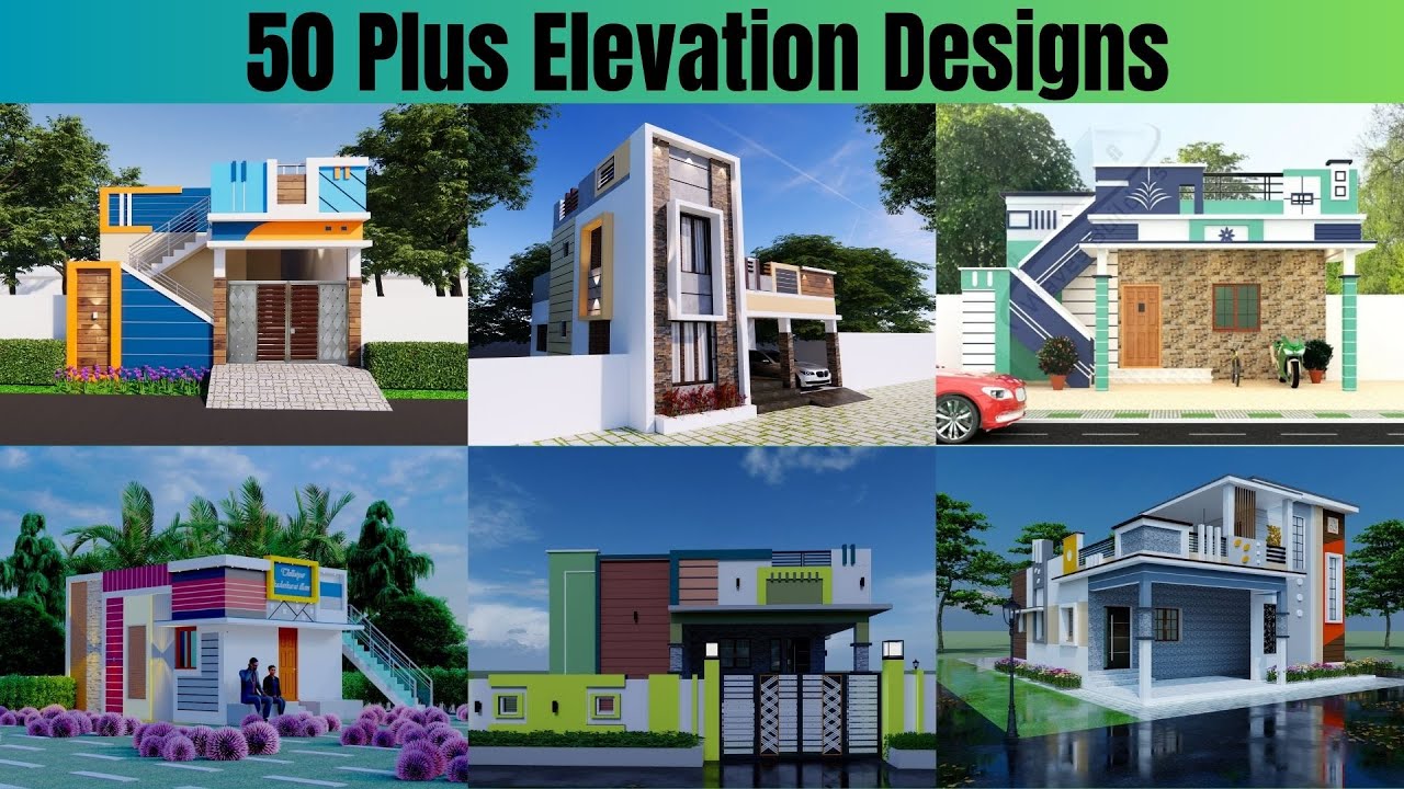 Simple Elevation Designs ( Front Elevation Ideas ) #3delevationdesign ...