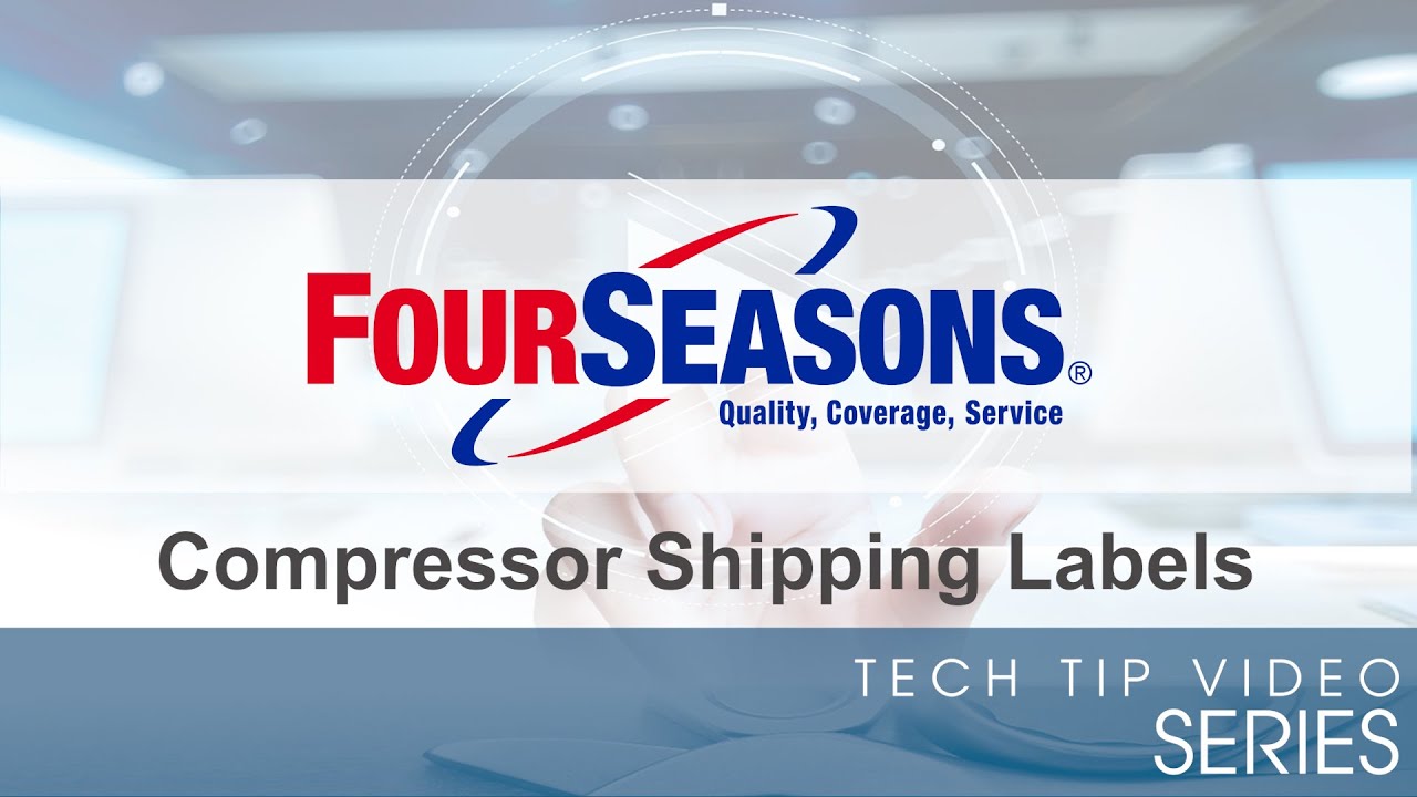 Compressor Shipping Labels - YouTube