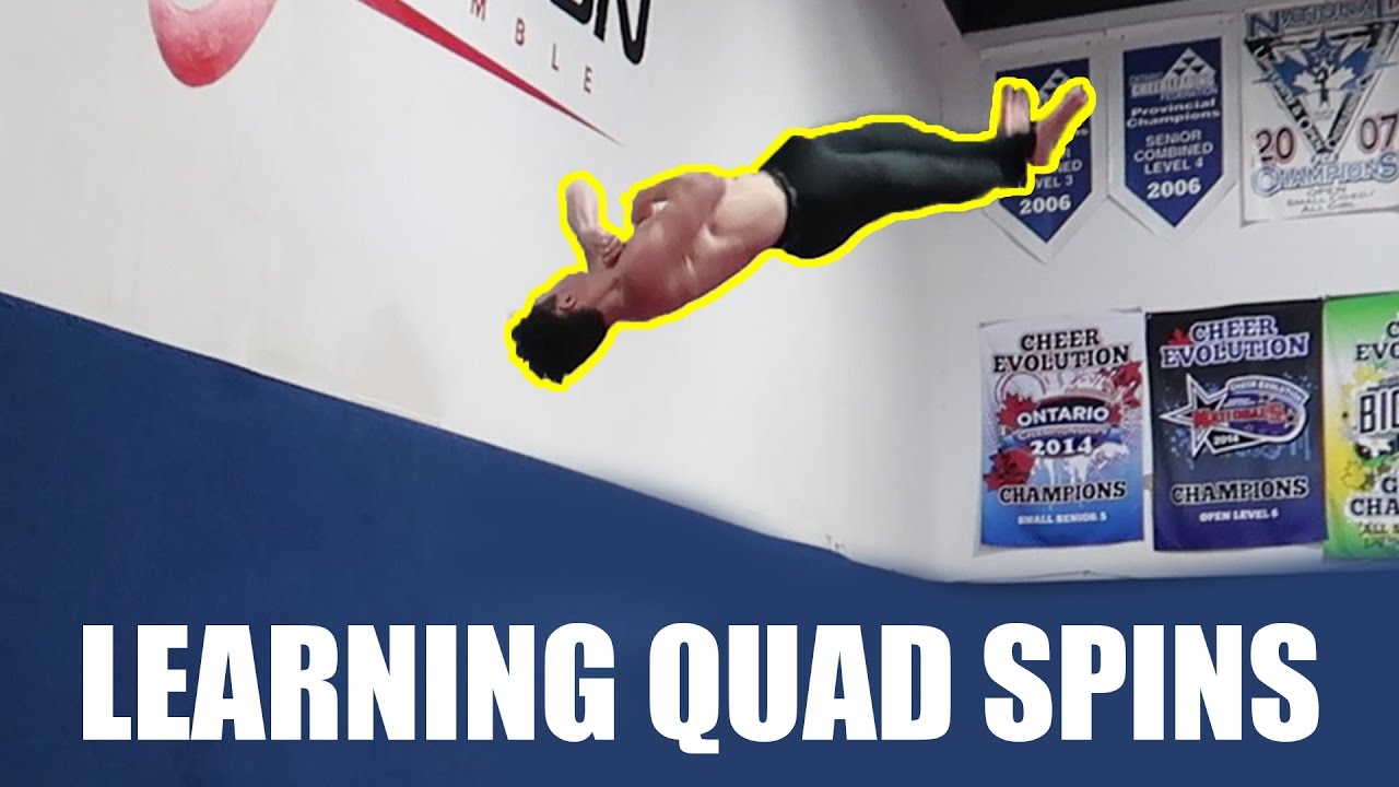 ATTEMPTING QUAD SPINS?! *EXTREMELY DANGEROUS* - YouTube