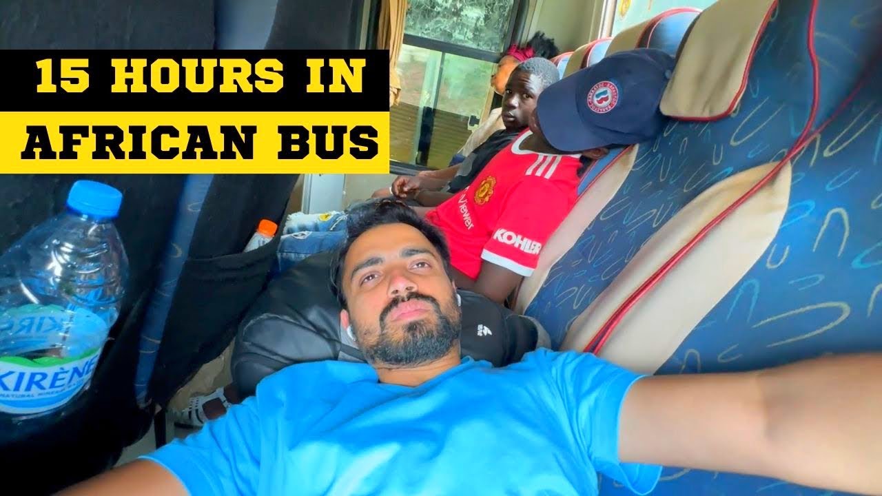 Going to LIBERIA Border in 15 HOURS African Bus !! - YouTube