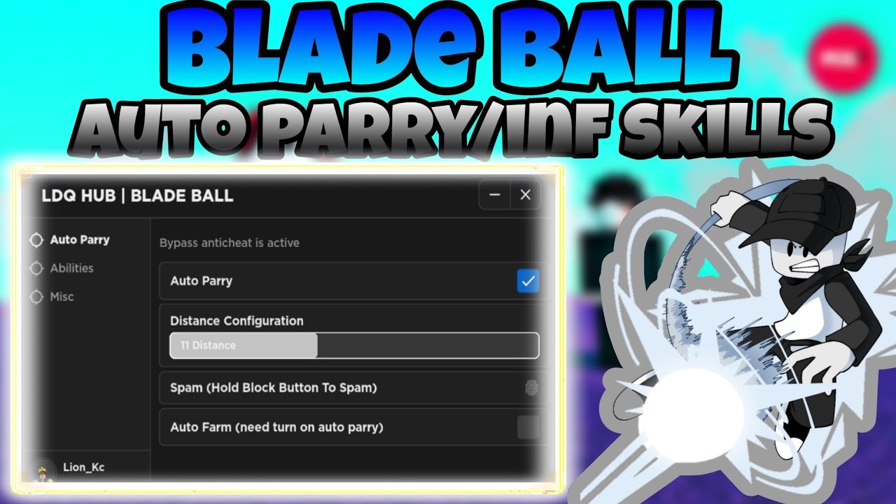 ☄️Roblox Blade ball☄️|📥script hack📥|LDQ Hub|auto parry,inf skills ...