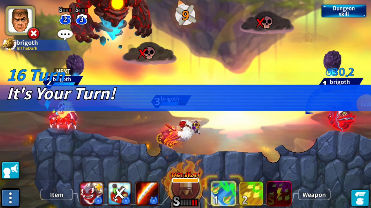 GunboundM dungeon boss 3-2 laser placement - YouTube