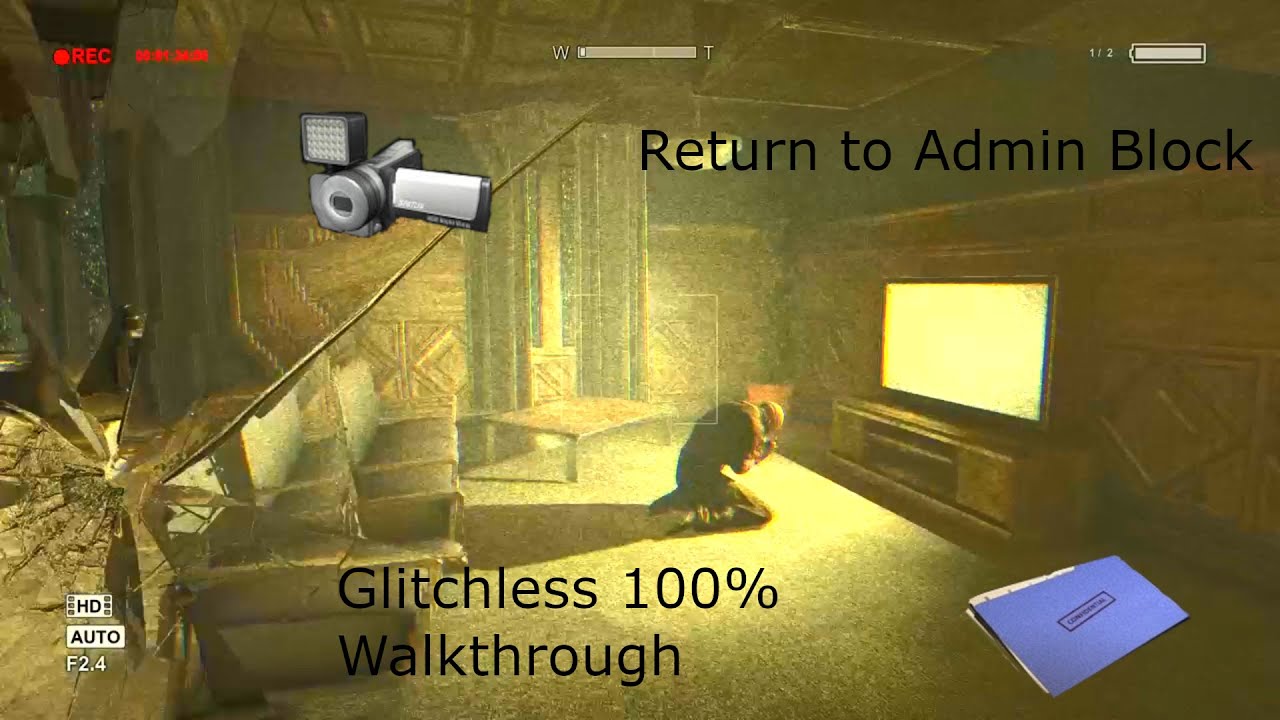 Outlast Return to Administration Block Glitchless 100% Walkthrough ...