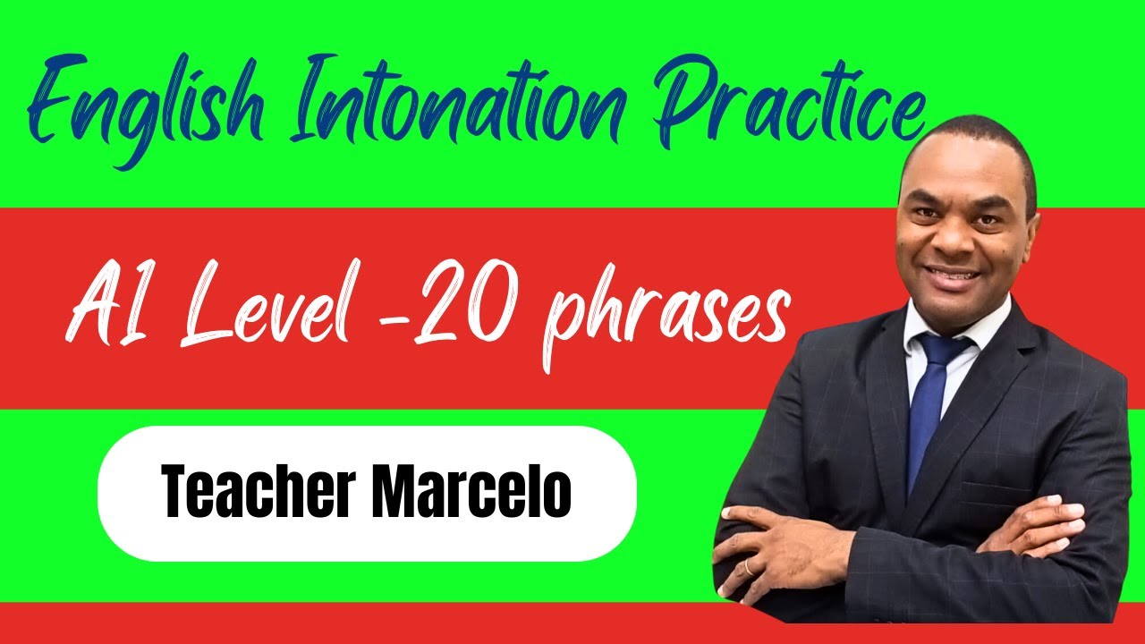 English Intonation Practice A1 Level 20 phrases - YouTube