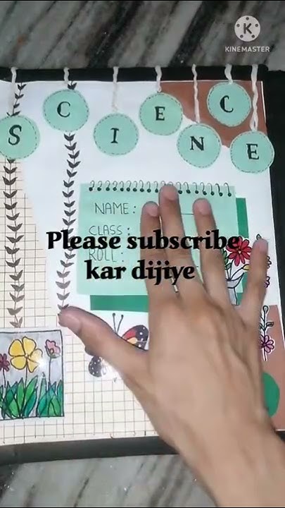 Science file decoration ideas whit journal ideas Ayra Art And Craft ...