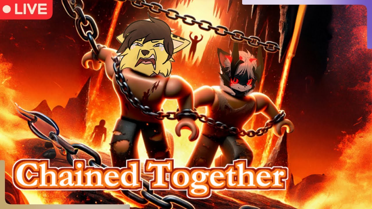 Aku dan @devalovatos terikat rantai di Neraka roblox -【Roblox Chained ...