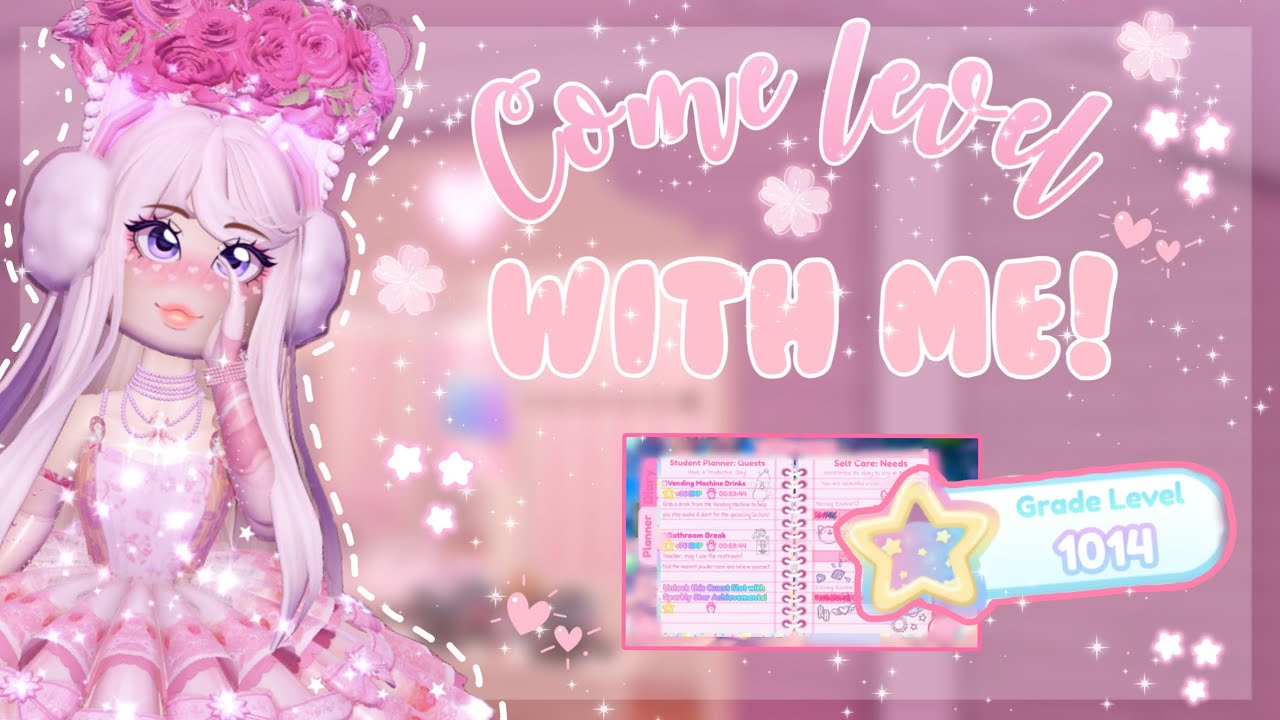 LEVEL UP WITH ME FOR THE NEW SCHOOL! (roblox Royale High!) - YouTube